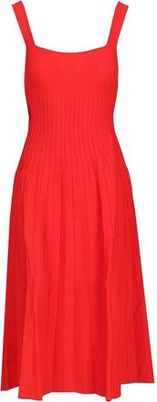 Staud Robe Au Genou - Rouge