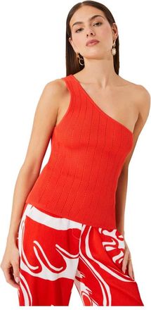 Suncoo Pull Pamala &Auml;rmelloses Top - - Tops - Damen - Rot - L