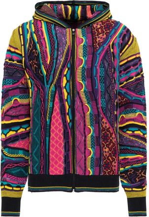 Carlo Colucci Gilet &agrave; capuche - Homme - Pulls - Multicolore - Taille: XS
