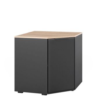 Vicco Sideboard Betti, Anthracite, 77.9 x 77.9 cm avec 1 porte