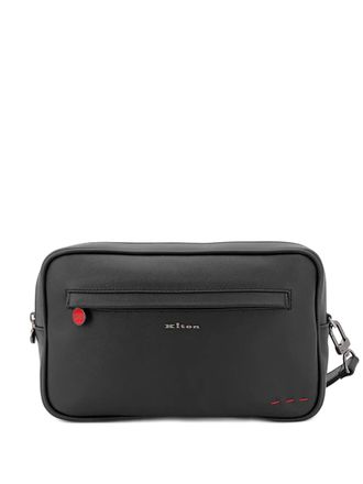 Kiton Clutch mit Rei&szlig;verschluss - Schwarz