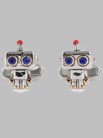 Paul Smith Robot-Shaped Cufflinks - Silver