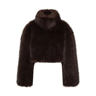 Rotate Faux Fur & Shearling Jackets - - Jackets - Damen - Braun - S/M