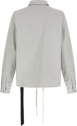 Rick Owens Cotton Canvas Jacket - Beige