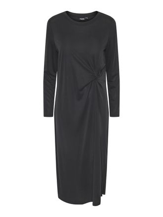 Pieces Pcanora Ls Midi Knot Dress Bc