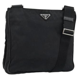 Prada Sac bandouli&egrave;re en nylon Pre-owned - Femme - Pre-owned - Noir - Taille: ONE Size