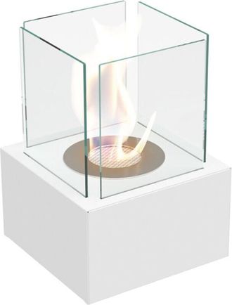 Kratki Kratki - Bio-Ethanolkamin Kamin Dekorativ Tischkamin Tango 2 weiss