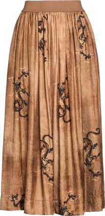 Uma Wang HOSEN & R&Ouml;CKE - Midi-R&ouml;cke auf YOOX.COM