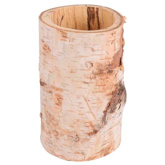 NUOBESTY Birkenholz Blumentopf Handgefertigt Bonsai Topf &Oslash; 6 7cm Garten und Zimmerpflanzer Nat&uuml;rliche Holzmaserung Dekoration f&uuml;r Drinnen und Drau&szlig;en Zuf&auml;llige