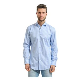 HUGO BOSS Homme, Chemises, Bleu, Taille: 3XL Chemise Hank &agrave; rayures