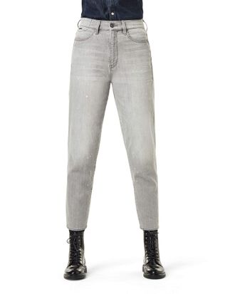 G-Star RAW Damen Janeh Ultra High Mom Ankle Jeans, Grau (Sun Faded Pewter Grey D16083-C297-B473), 27W / 34L
