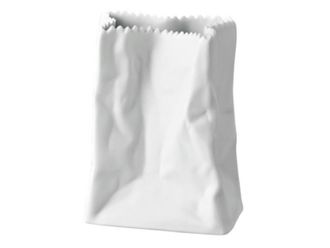 Rosenthal 13581-800001-26009 Miniaturvase T&uuml;tenvase aus wei&szlig;em Porzellan, H&ouml;he 9 cm