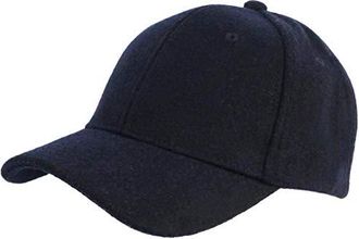 L&eacute;on Montane Casquette Baseball Laine Bleue Marine en Feutre Chaude et Tendance Neva - Homme