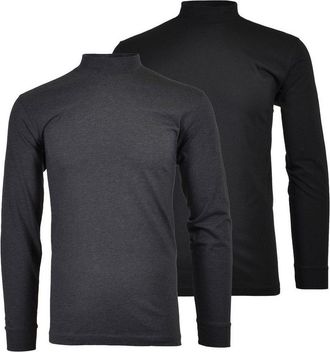 Ragman Longsleeve Basic aus feinstem Single-Jersey, hohe Formstbilit&auml;t
