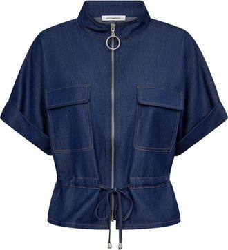 Co'Couture Femme, Vestes, Bleu, Taille: 40 FR TerryCC Vest 40036