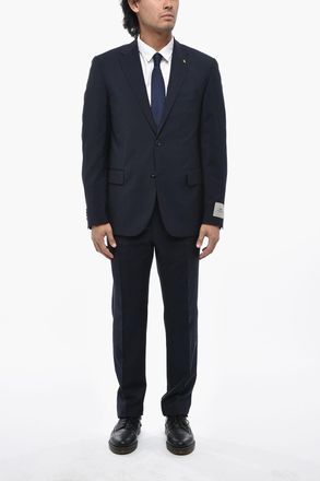 Corneliani CC COLLECTION 2-Knopf-Anzug aus Mohair-Mischung Corneliani