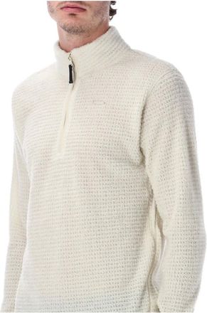 Oakley Homme, Sweatshirts et sweats &agrave; capuche, Beige, Taille: XL Bowls Alpha Half Zip SweaT-shirt