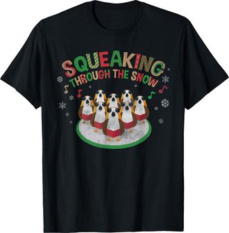 Star Wars Porgs Squeaking Through The Snow Holiday T-Shirt