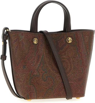 Etro Essential Jacquard Bag - Brown