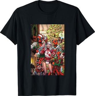 MARVEL Gwenpool & Deadpool Family Christmas Holiday T-Shirt