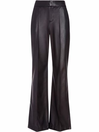 Alice & Olivia pantalon ample Dylan à taille haute - Noir