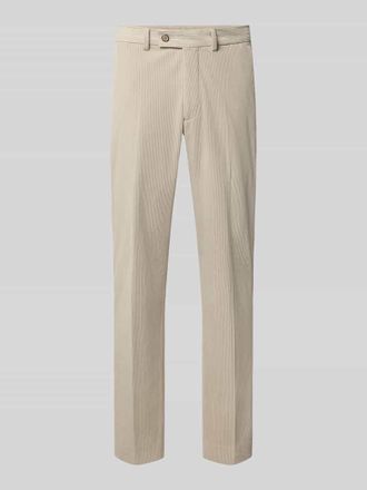 Christian Berg Straight Fit Hose in Cord-Optik
