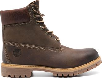 Timberland Bottes de bois brun