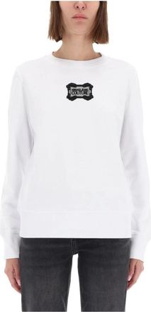 Versace Jeans Couture Cardigans - Femme - Sweatshirts et sweats &agrave; capuche - Blanc - Taille: 40 FR