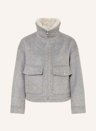 Darling Harbour Darling Harbour Blouson Mit Teddyfell grau