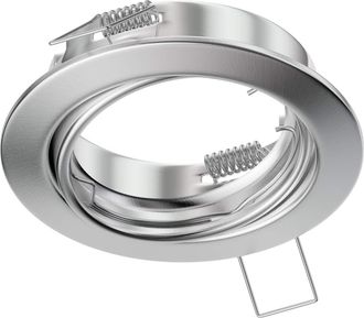 LEDs Com Deckeneinbaurahmen FERE, rund, schwenkbar, aluminium matt