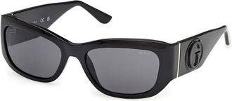 Guess Femme, Accessoires, Noir, Taille: 56 MM Lunettes de soleil