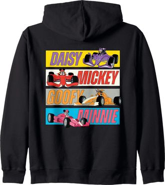 Disney Racing Mickey Daisy Minnie & Goofy Race Car Drivers Kapuzenjacke