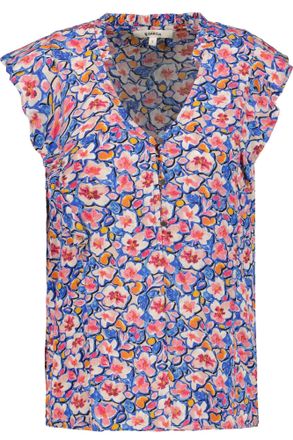 Garcia Garcia Damen Shirt Short Sleeve Bluse, Riviera, L
