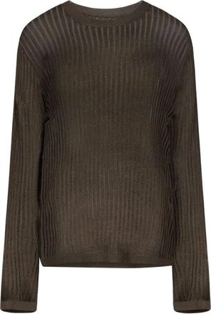 Loulou Studio Femme, Pulls, Brun, Taille: 40 FR Tricot ras du cou