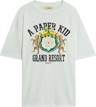 A Paper Kid T-Shirt - - Tops - unisex - Wei&szlig; - 2XL