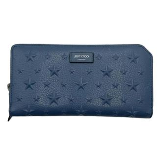 Jimmy Choo London Pre-owned Long Wallet (Bi-fold) - - Pre-owned - Damen - Blau - ONE SIZE