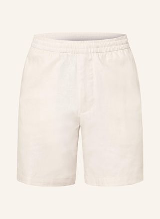 Calvin Klein Shorts Mit Leinen weiss