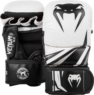 Venum Challenger 3.0 Sparring Handschuhe, Unisex Erwachsene, S, Weiß/Schwarz