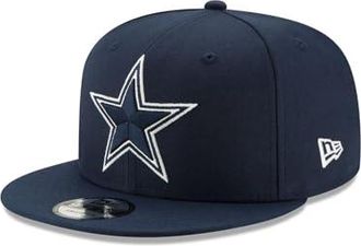 New Era NFL 9FIFTY Team Casquette r&eacute;glable &agrave; Snapback - Taille Unique, Dallas Cowboys - Bleu Marine, Taille Unique