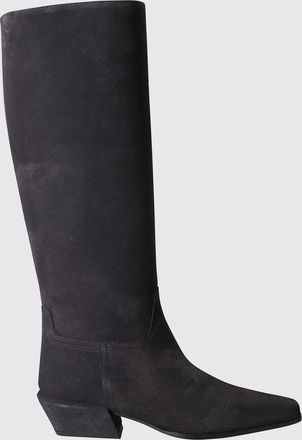 Semicouture Bottes texanes en daim avec petit talon