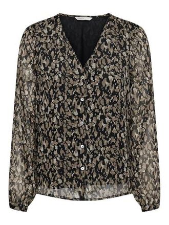 Only Top pour Femme Onlluna L/S col en V Noos PTM, Noir 1, S