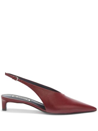 Jil Sander escarpins à bride arrière 45 mm - Rouge