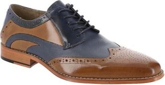Stacy Adams Ivingale Chaussures Oxford &agrave; lacets pour homme, Marron clair., 39.5 EU