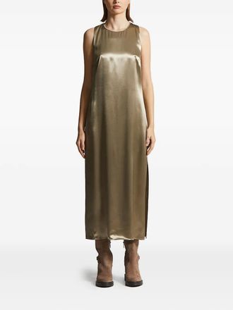 PESERICO robe fendue à ornements