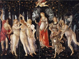 Artery8 Sandro Botticelli Frühling Kunstplakat Großer mehrteiliger Druck