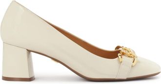 Kazar Femme, Chaussures, Beige, Taille: 40 EU Escarpins cr&egrave;me laqu&eacute;s avec ornements m&eacute;talliques