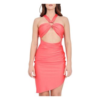Amen Kurzes Lycra-Kleid - - Dresses - Damen - Rot - 2XL