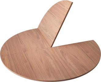 Generic Faltbare Tischplatte, gro&szlig;e runde Faltbare Tischplatte ohne Beine, Ersatz-Tischplattes f&uuml;r Innen- und Au&szlig;enbereich, Terrassentisch.(Light Brown,120cm/