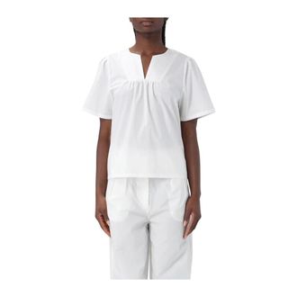 Woolrich Blusa in cotone - - Blouses & Shirts - Damen - Wei&szlig; - XS