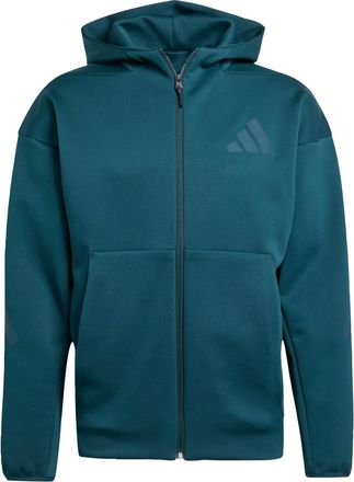 adidas Mens New Z.N.E. Zip-Hoodie Collegiate Green XL
